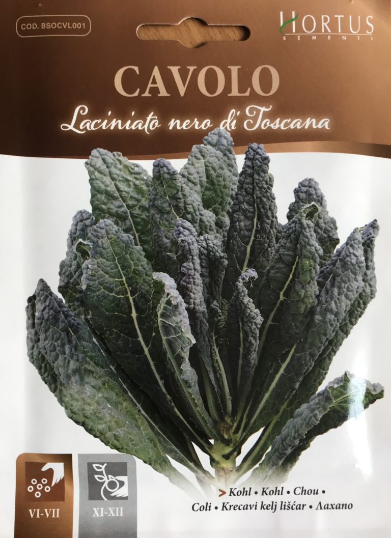 Italian Kale - Toscana / Black Tuscan (Pictorial Packet) - Premier ...