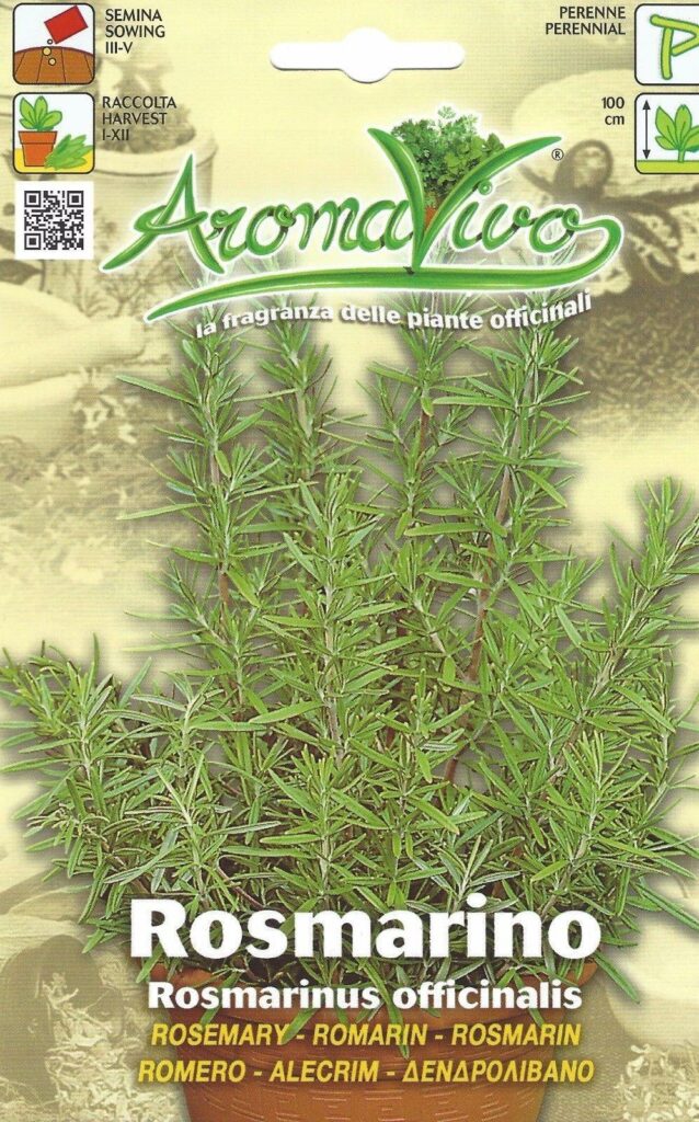 PICTORIAL PACKET Herb Rosemary | Pictorial Packet | Premier Seeds ...
